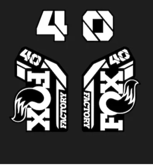 Fox 40 decal – Deluxe parts